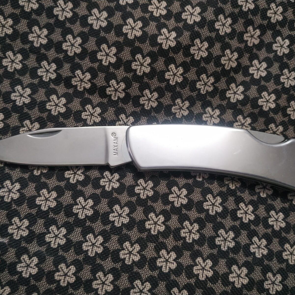 MAXAM BRAND – PURE STAINLESS STEEL LOCK BACK POCKET KNIFE – KNIVESINDIA